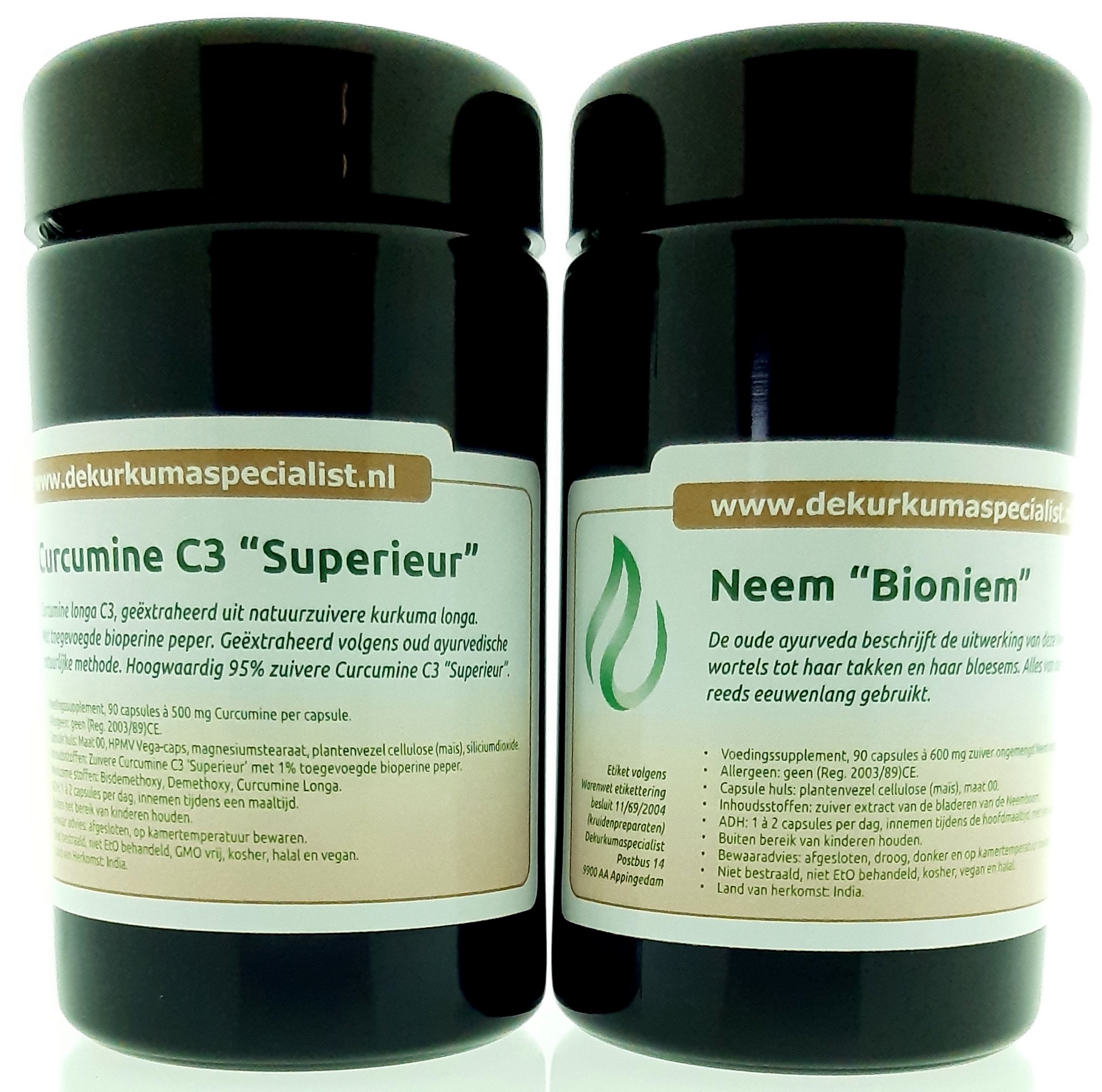 Neem en Curcumine capsules - De Kurkuma Specialist