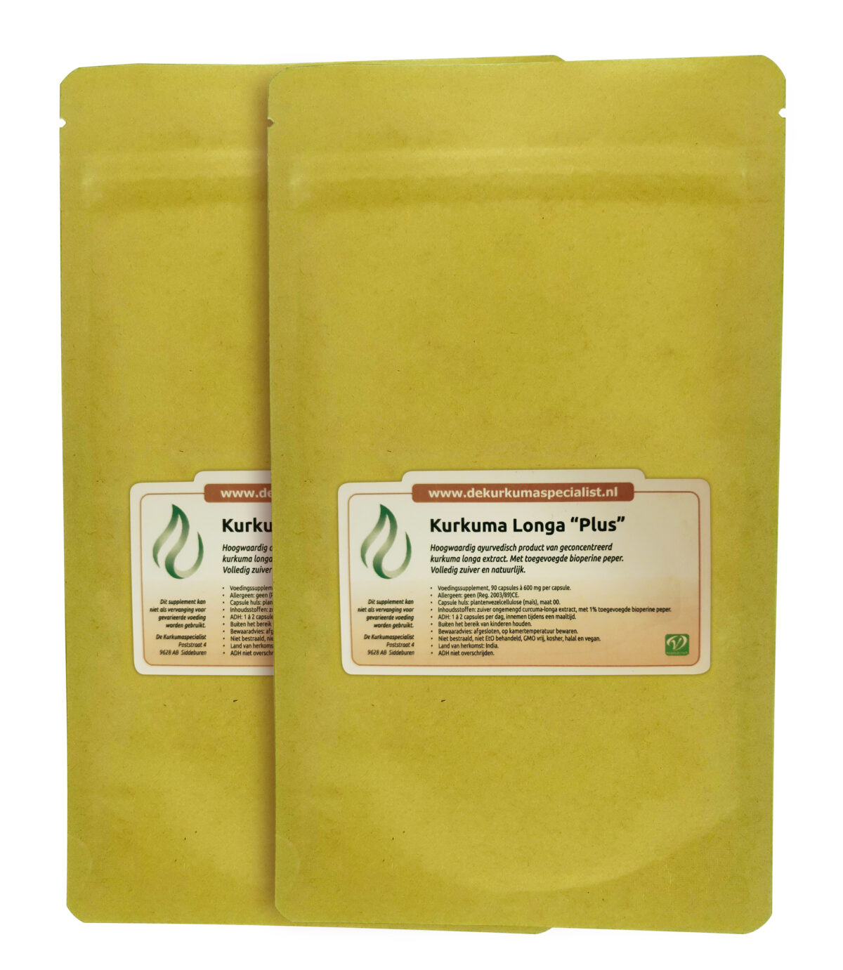 Kurkuma PLUS capsules - dekurkumaspecialist