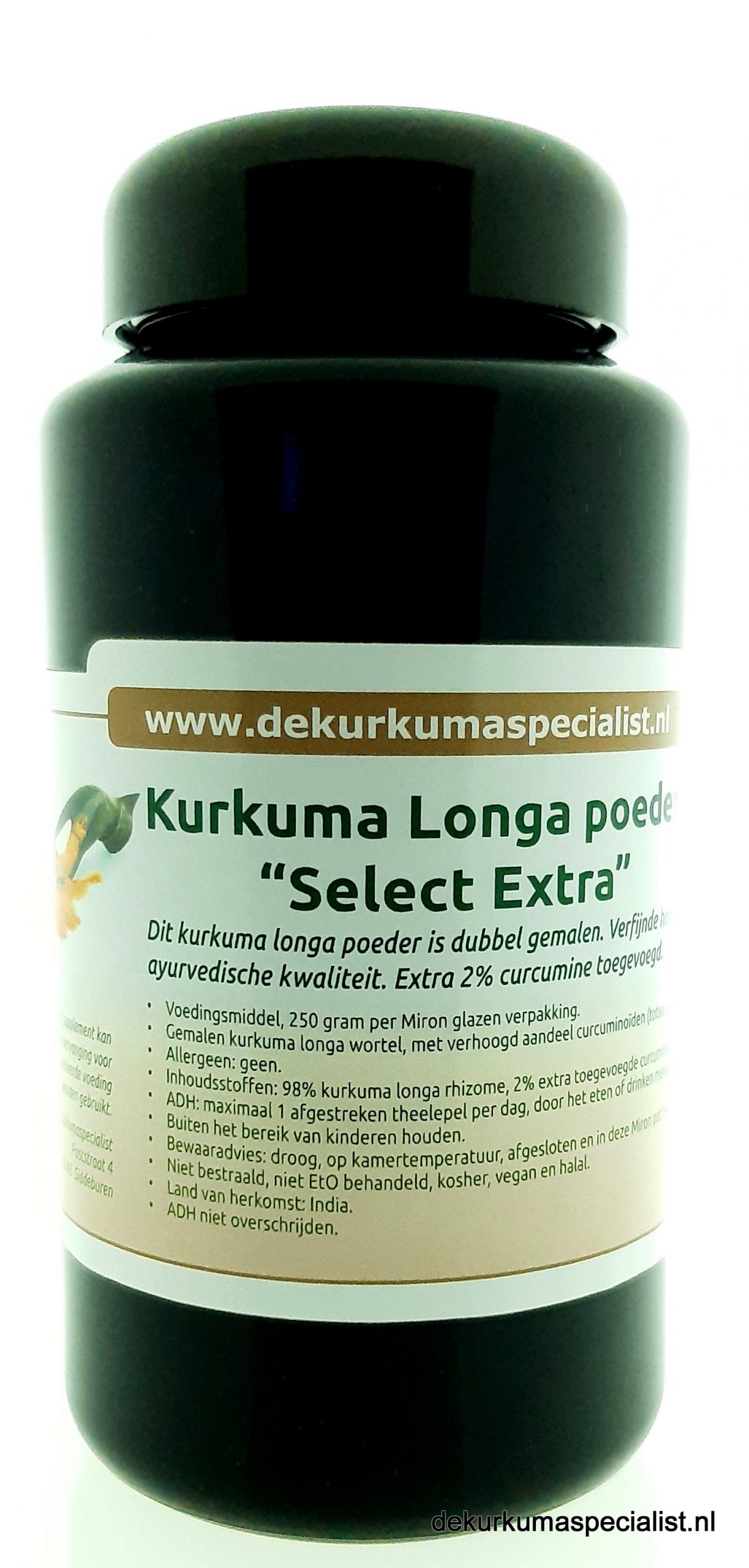 Kurkuma Longa poeder 'Select extra' - De Kurkuma Specialist