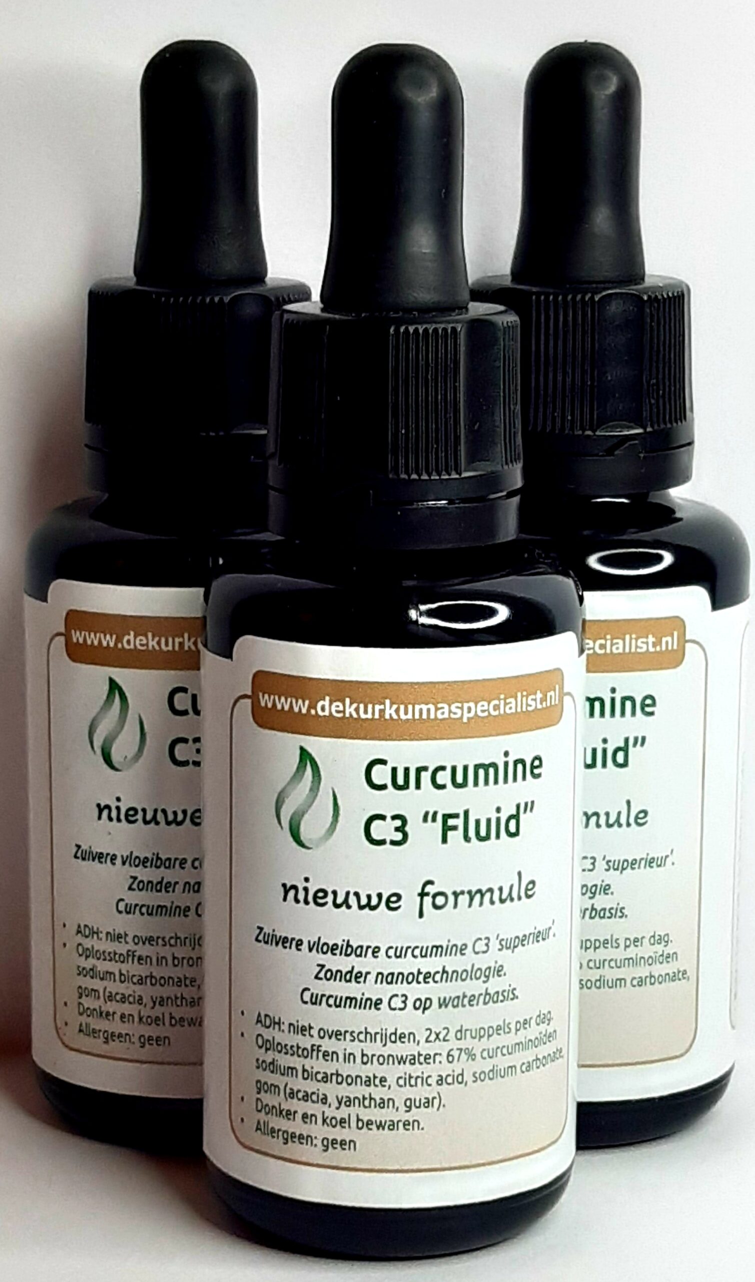 Curcumine C3 ‘Fluid’ - (Voordeel Verpakking) - De Kurkuma Specialist